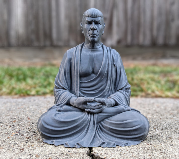 3D Printed Spock Buddha figure – Taylors 3D Print Lab