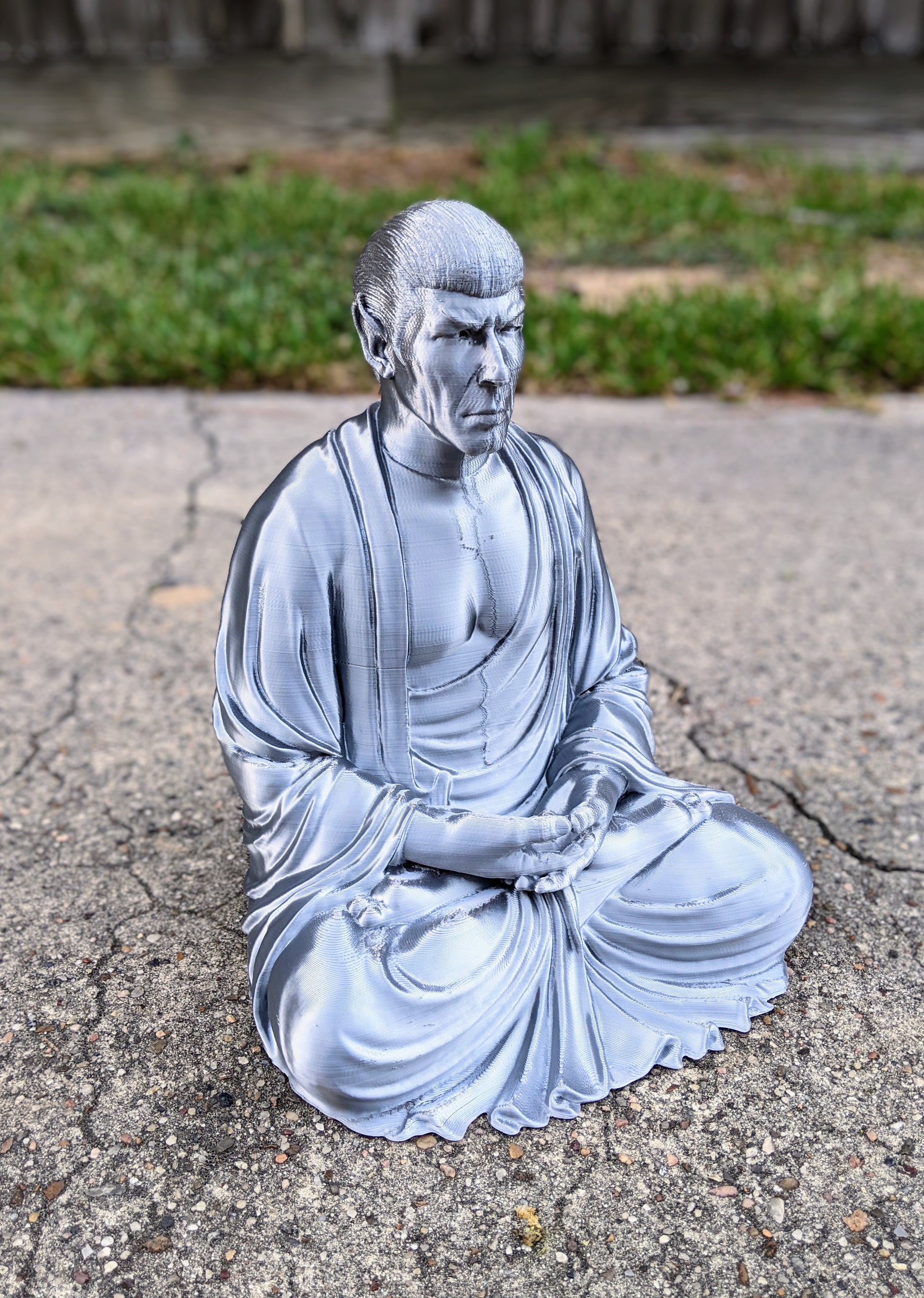 3D Printed Spock Buddha figure – Taylors 3D Print Lab