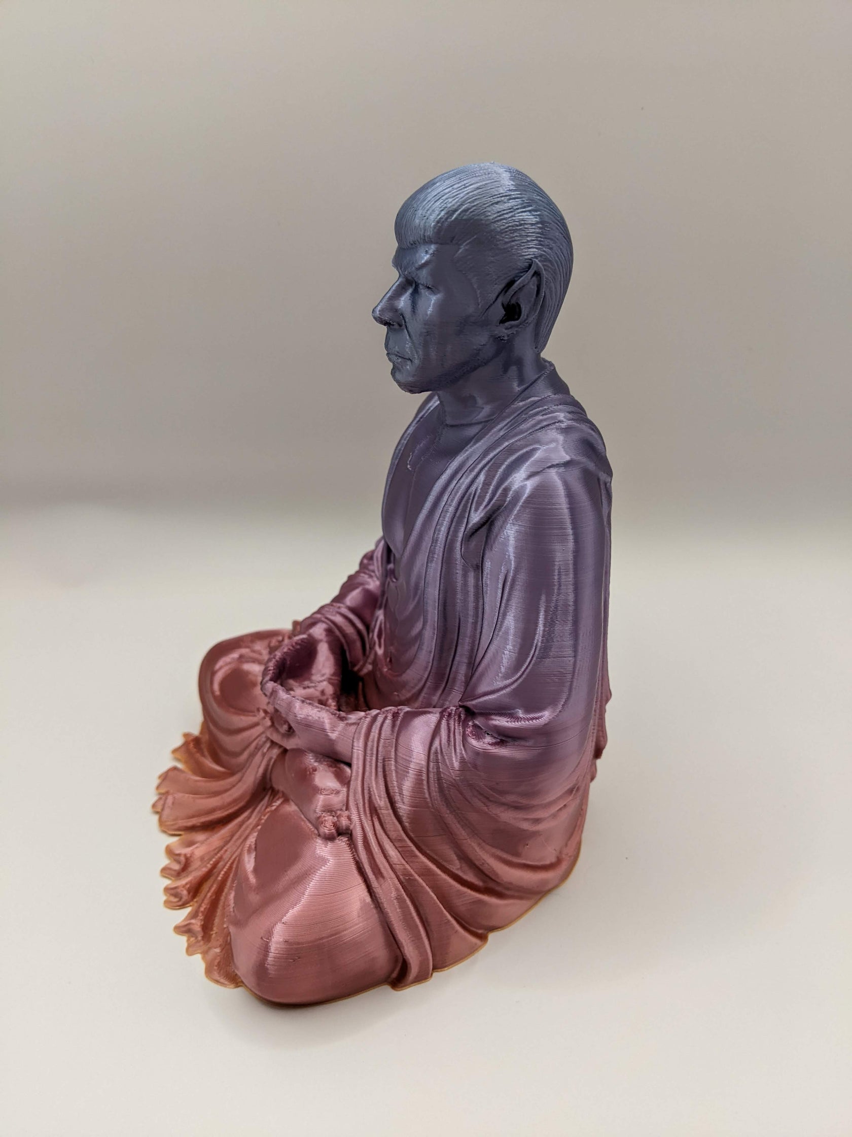 3D Printed Spock Buddha figure – Taylors 3D Print Lab