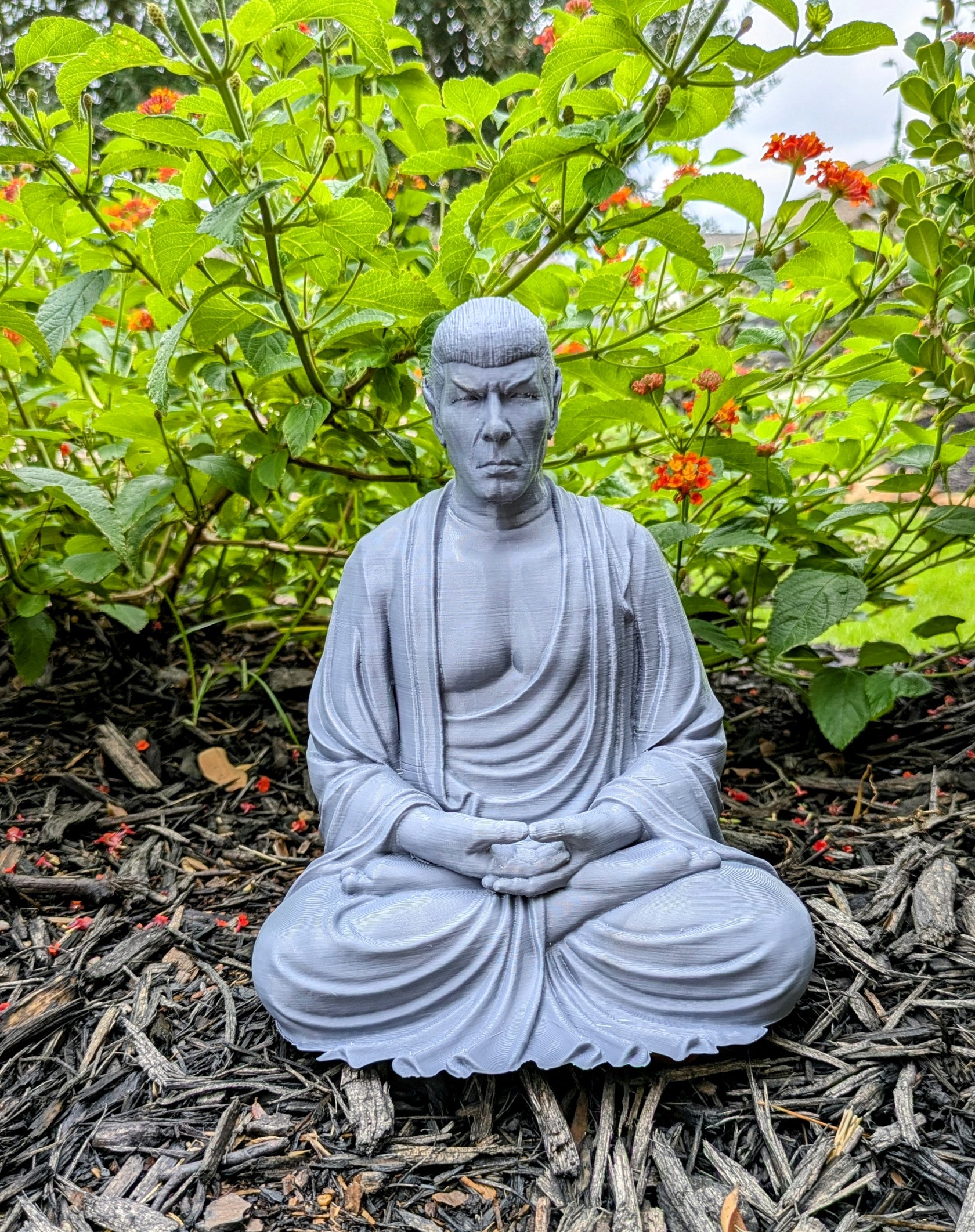 3D Printed Spock Buddha figure – Taylors 3D Print Lab