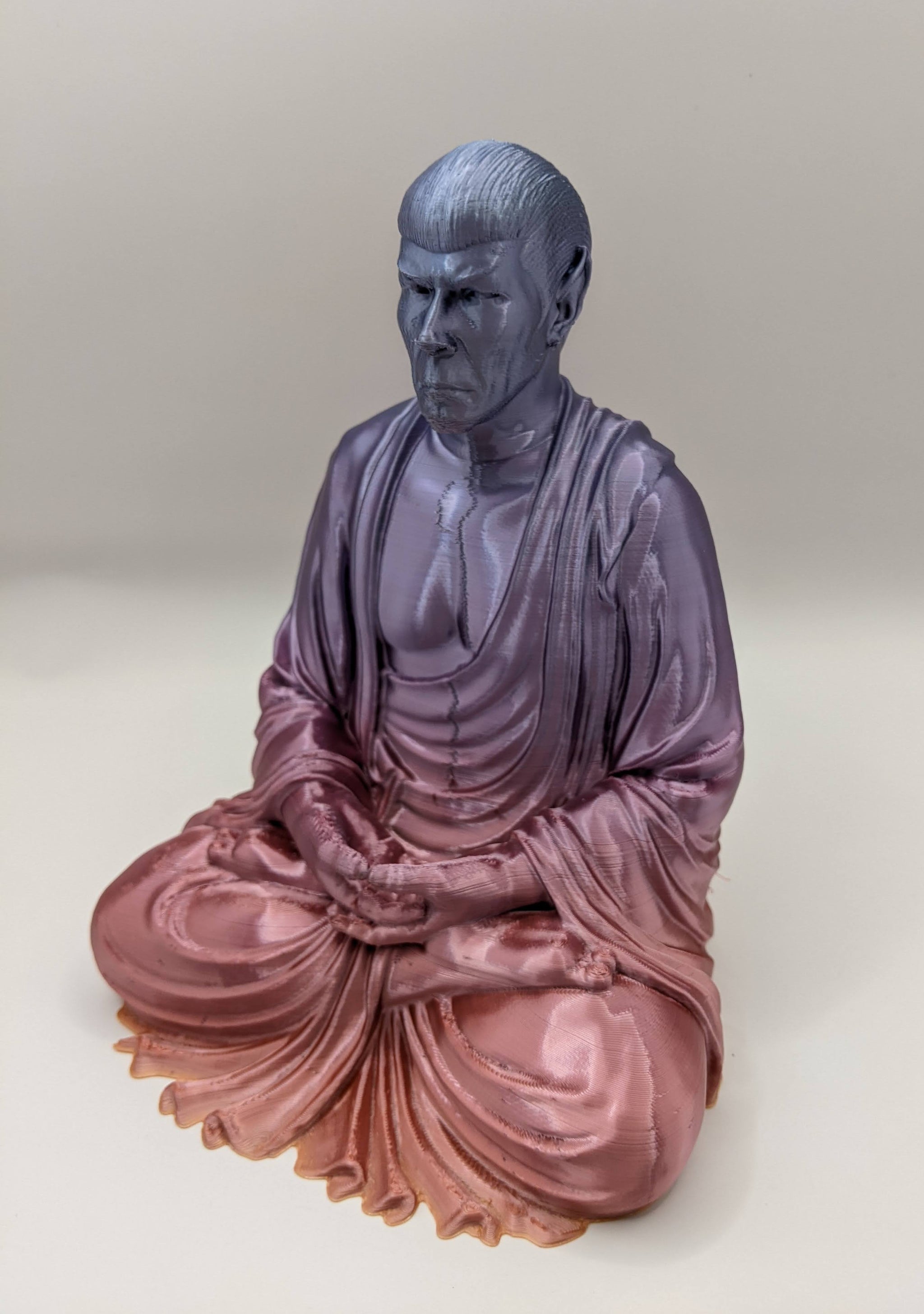 3D Printed Spock Buddha figure – Taylors 3D Print Lab